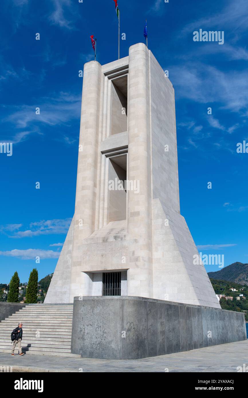 Europe Italy City of Como war memorial to WWI fallen sons of Como ...