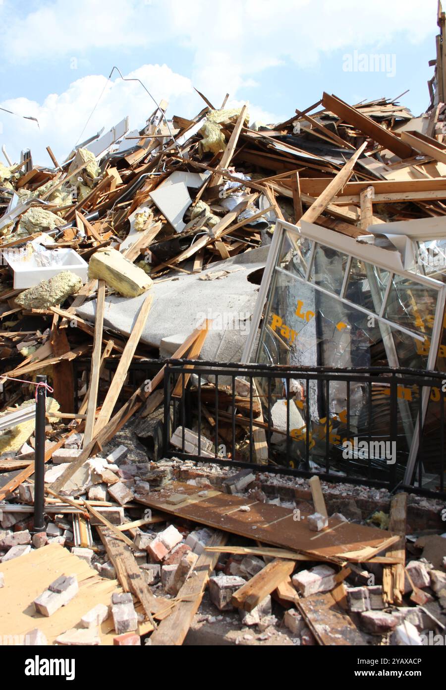 Demolished Building to Make Room For New Courthouse. Tyler Texas Stock ...