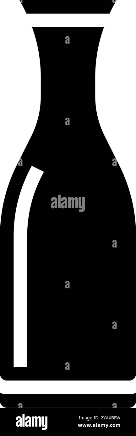 carafe glass package glyph icon vector illustration Stock Vector Image ...