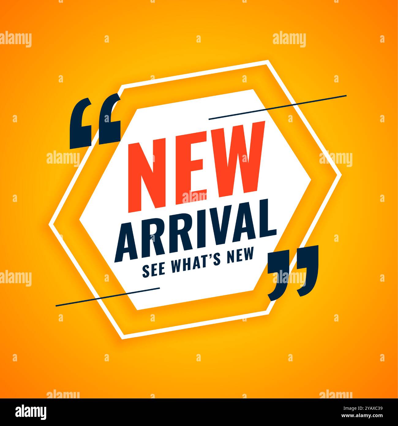 new and fresh arrival promo background in modern style vector Stock ...