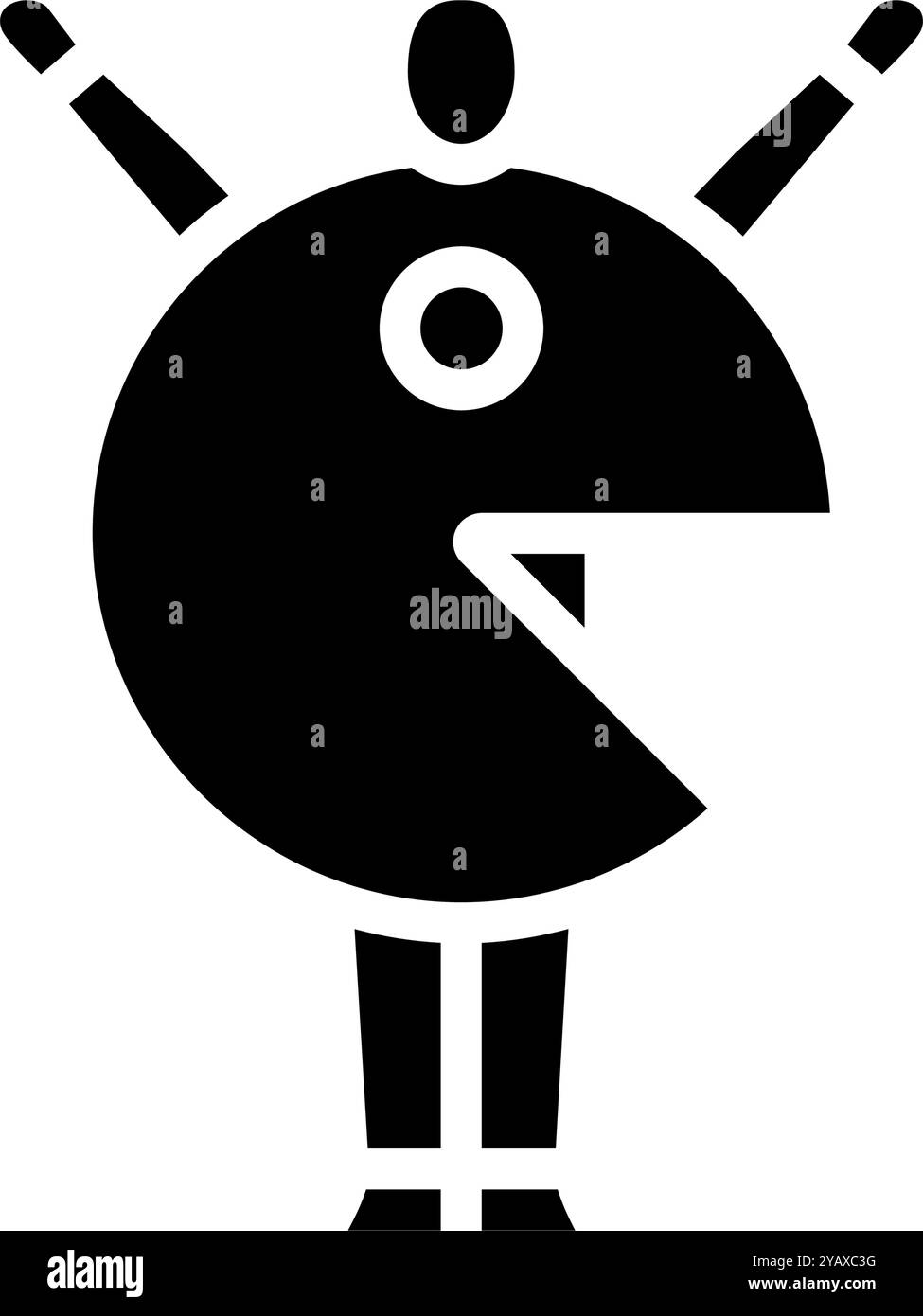 diy costumes glyph icon vector illustration Stock Vector Image & Art ...