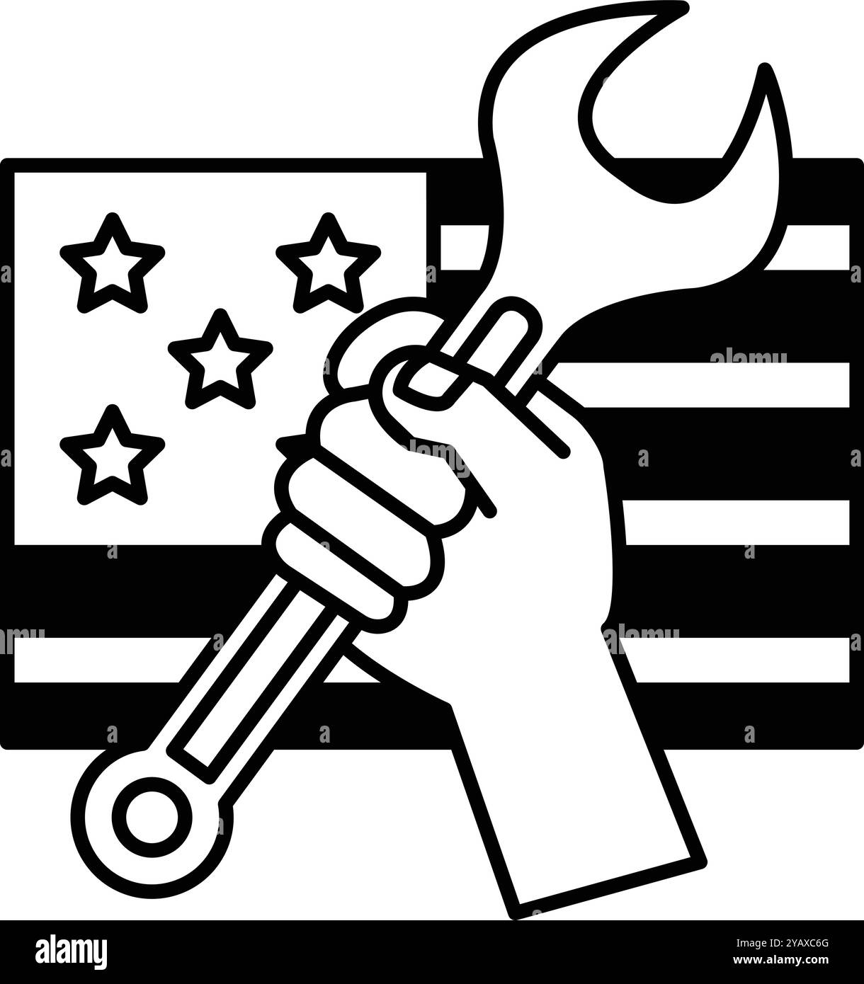 American tool Stock Vector Images - Alamy