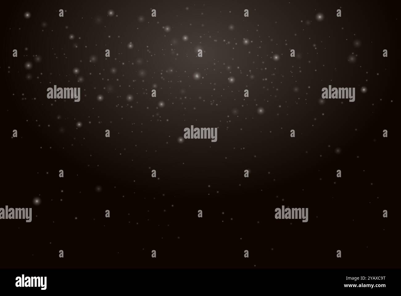 Glowing white particles scattered across a dark background, creating a ...