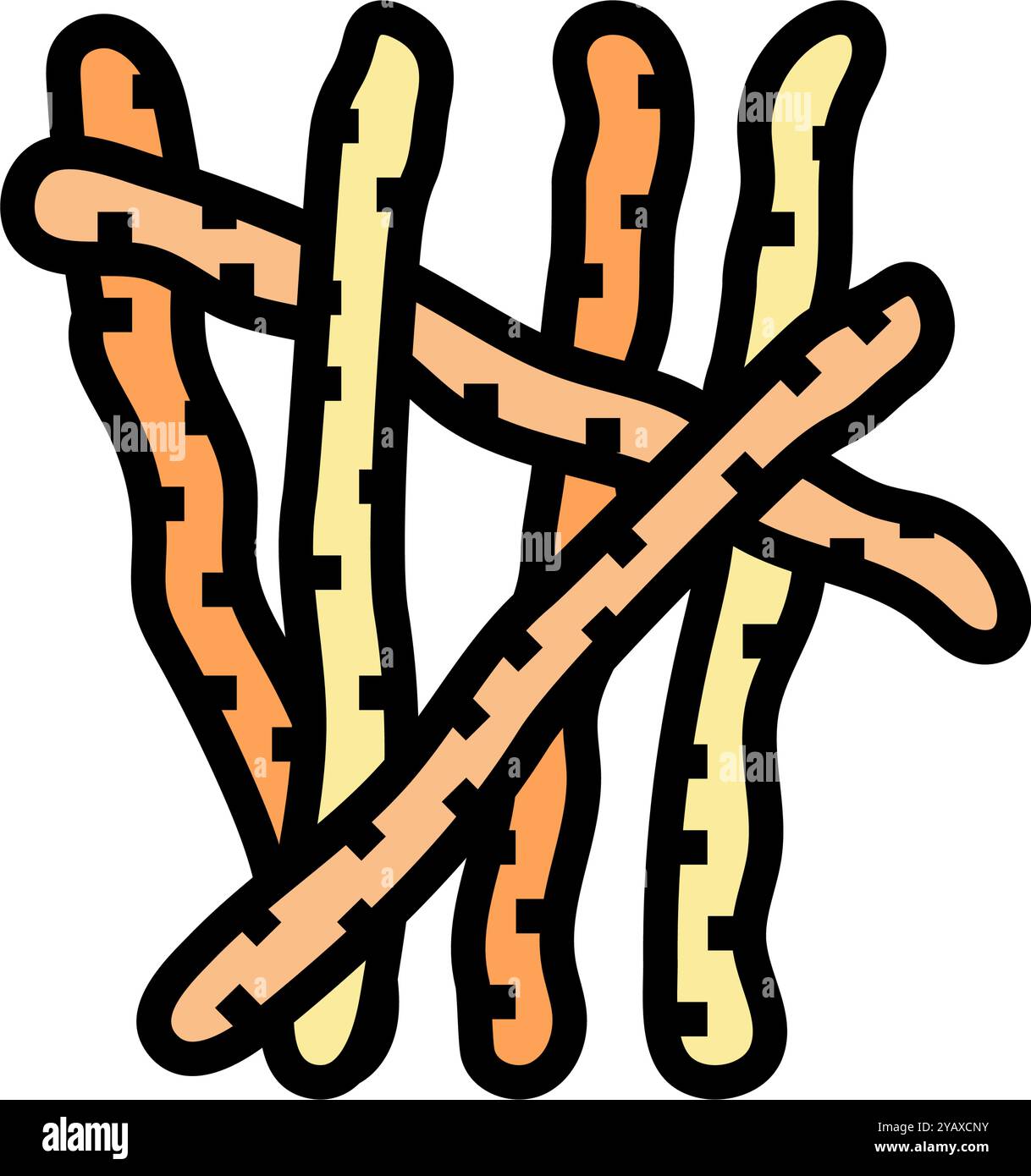 cheese sticks snack food color icon vector illustration Stock Vector ...