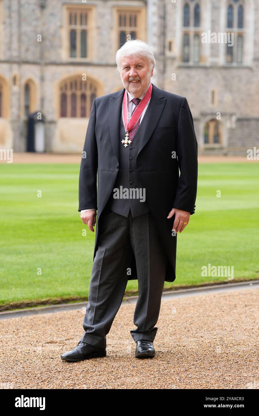 Roy Noble after being made a Commander of the Order of the British ...