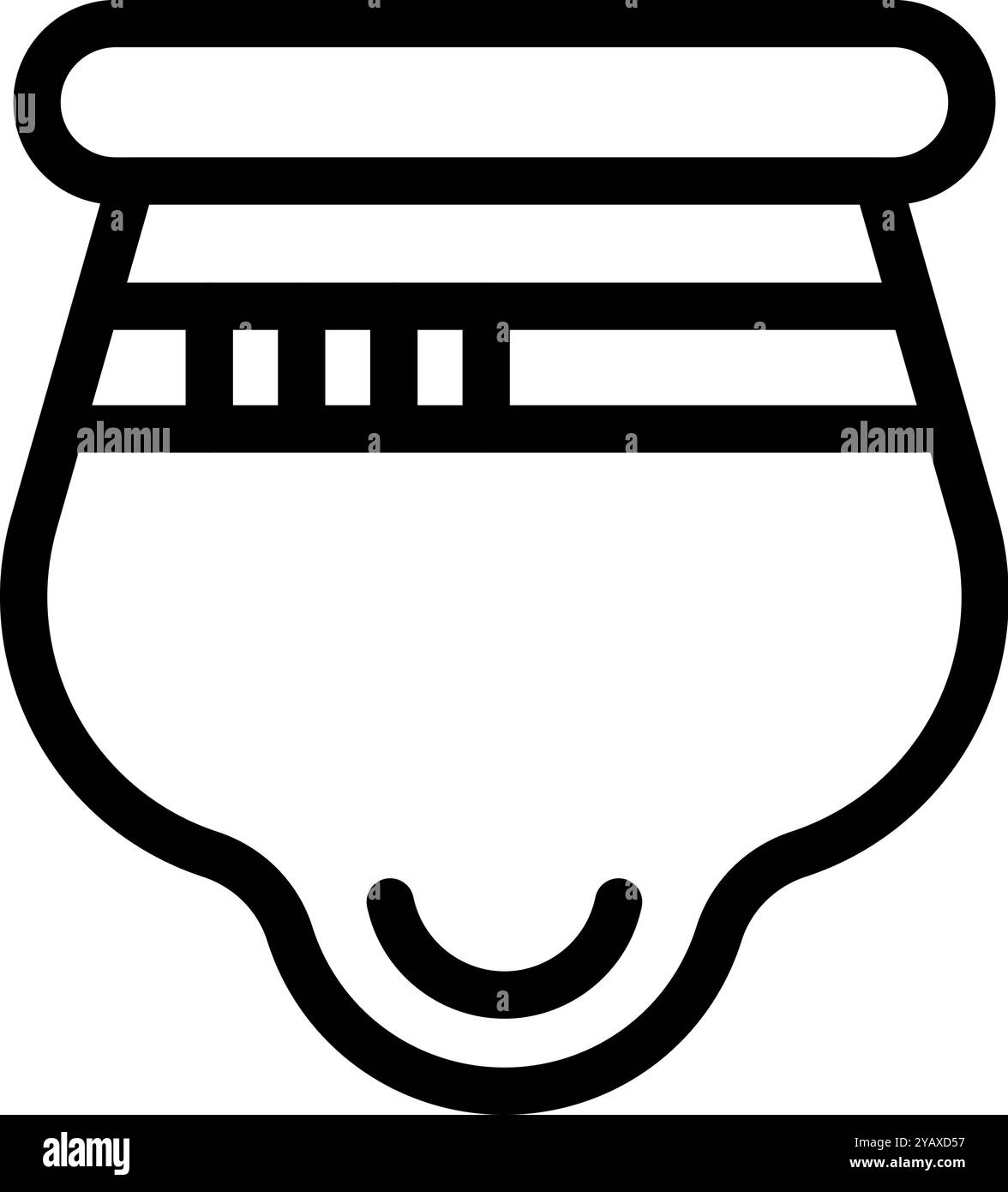Line drawing of a reusable menstrual cup showing remaining capacity Stock Vector Image & Art - Alamy