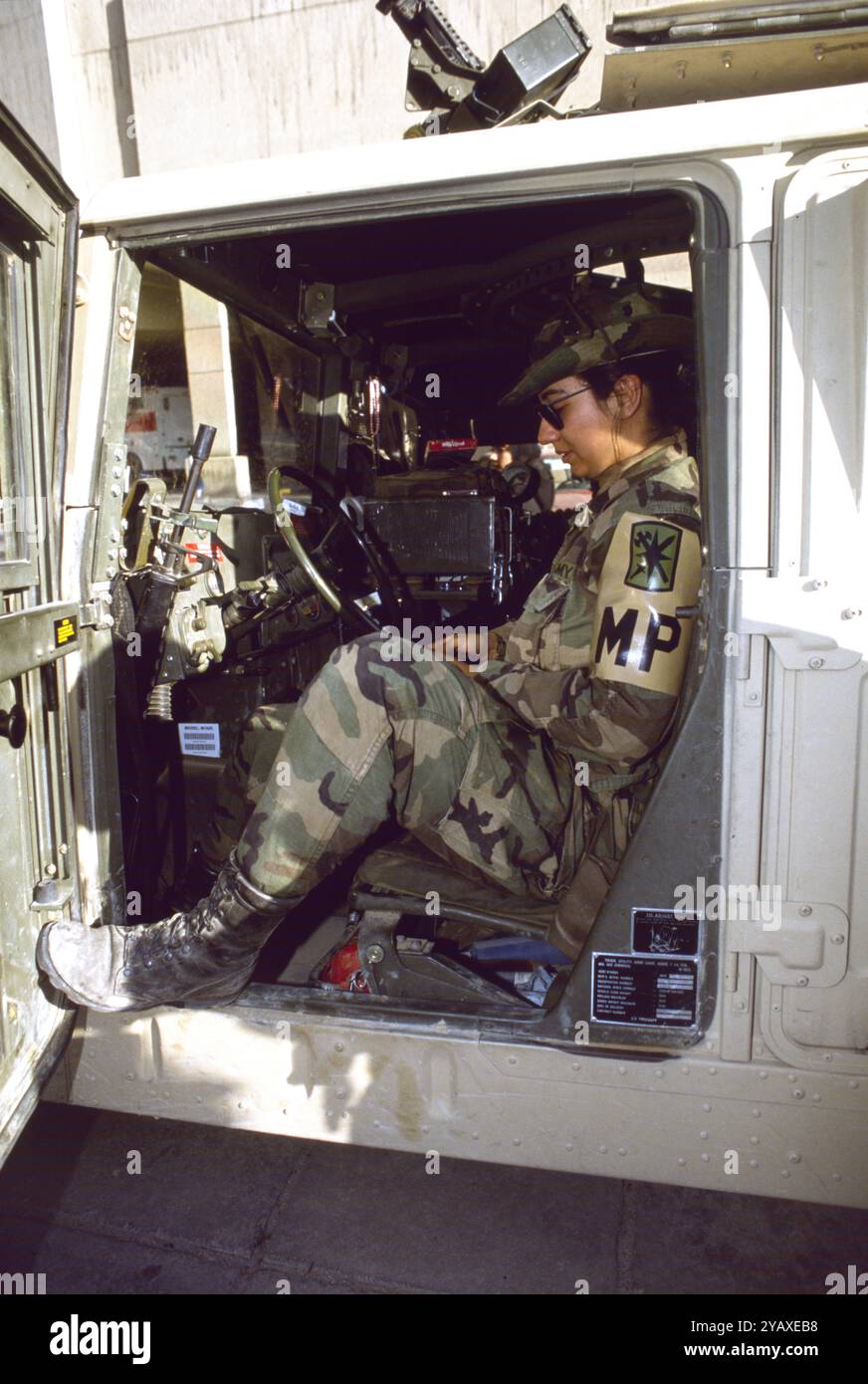 First Gulf War: 8th March 1991 A female member of the 14th Military ...