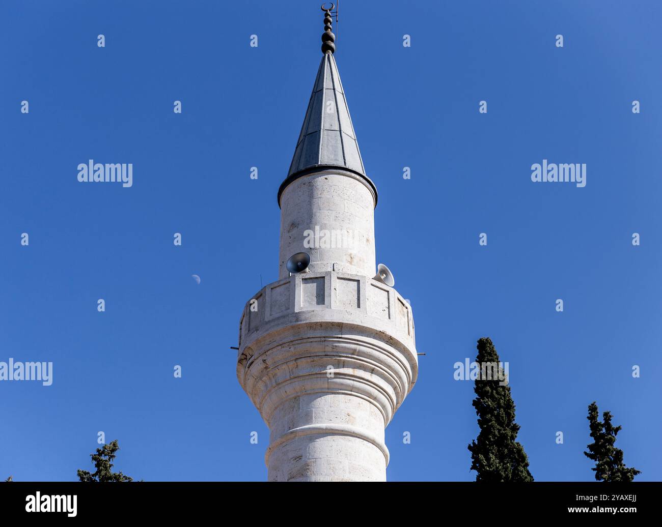 The Minaret of the Mosque in Dalyan, Turkey Stock Photo - Alamy