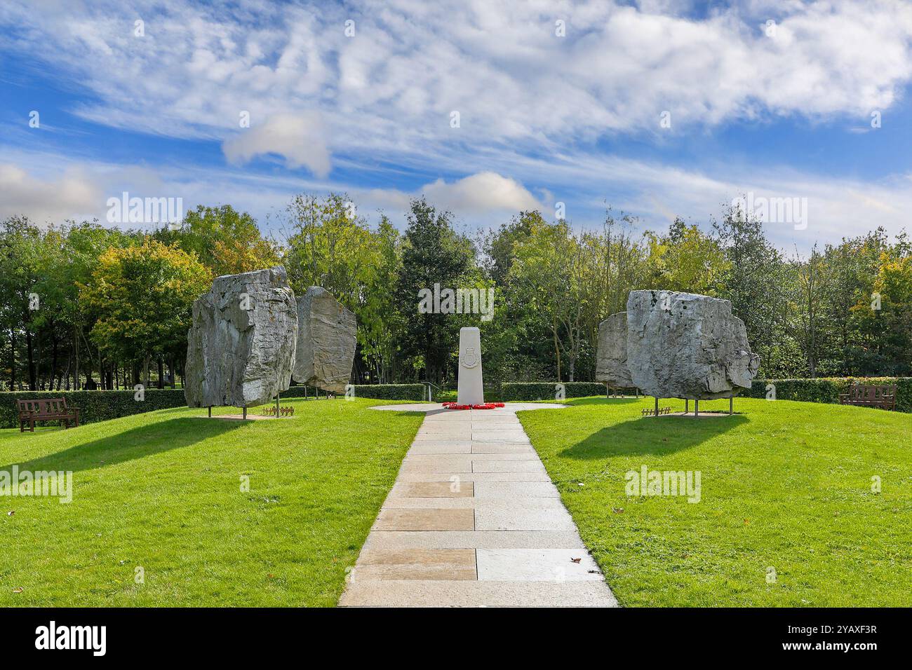 The Corps of Royal Engineers memorial at the National Memorial ...