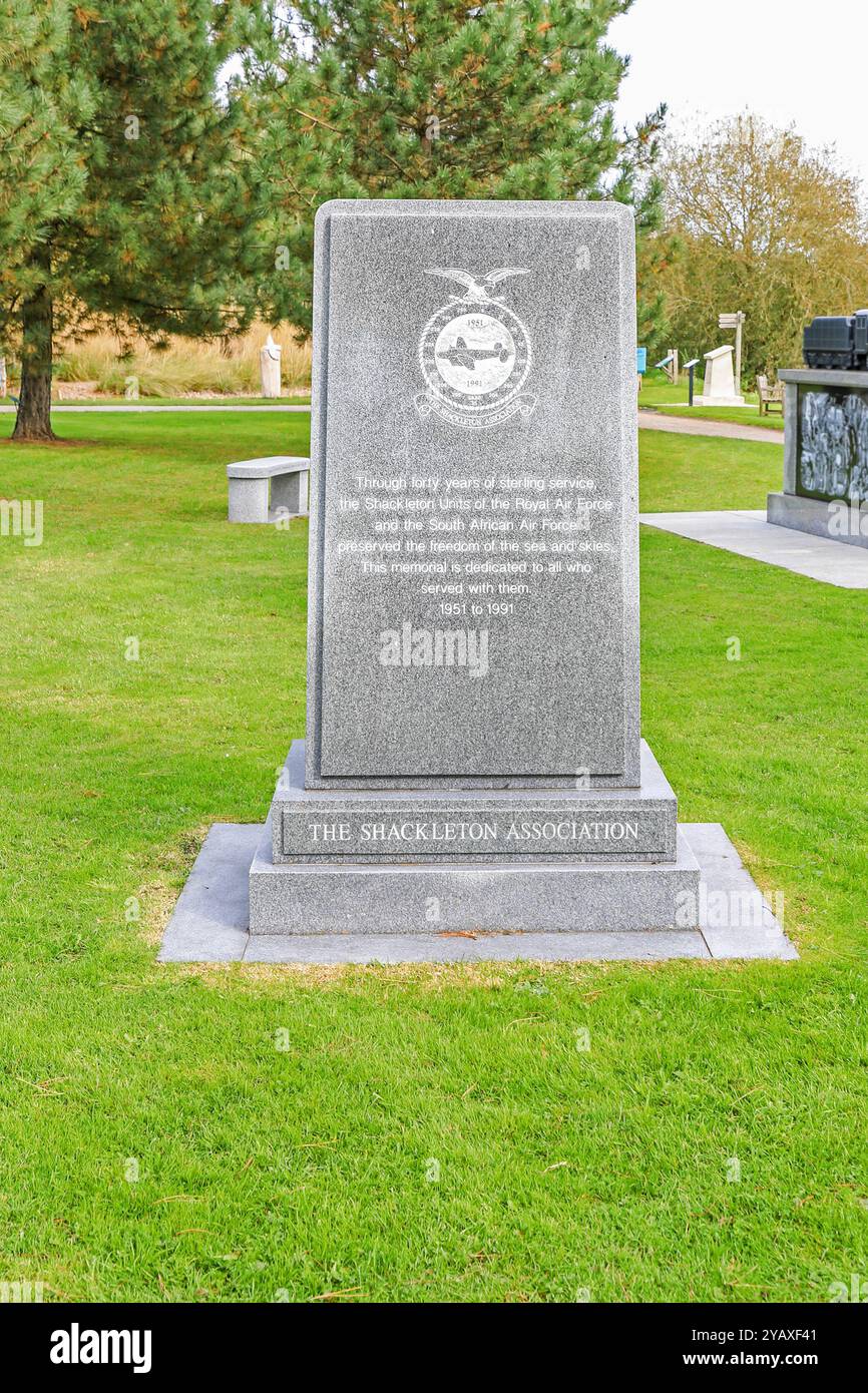 The Shackleton Association Memorial at the National Memorial Arboretum ...