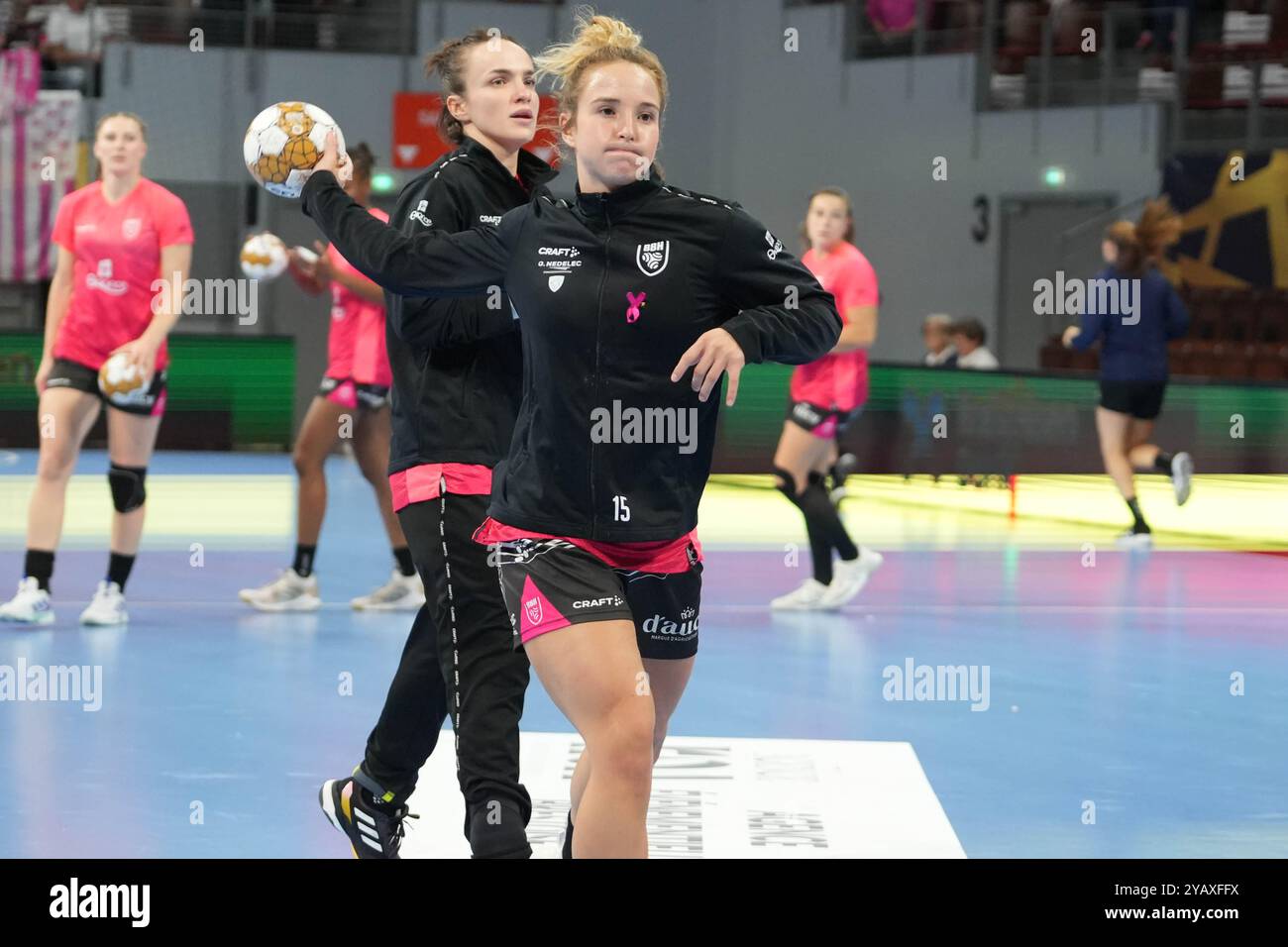 Juliette Faure of Brest Bretagne Handball during the EHF Women's ...