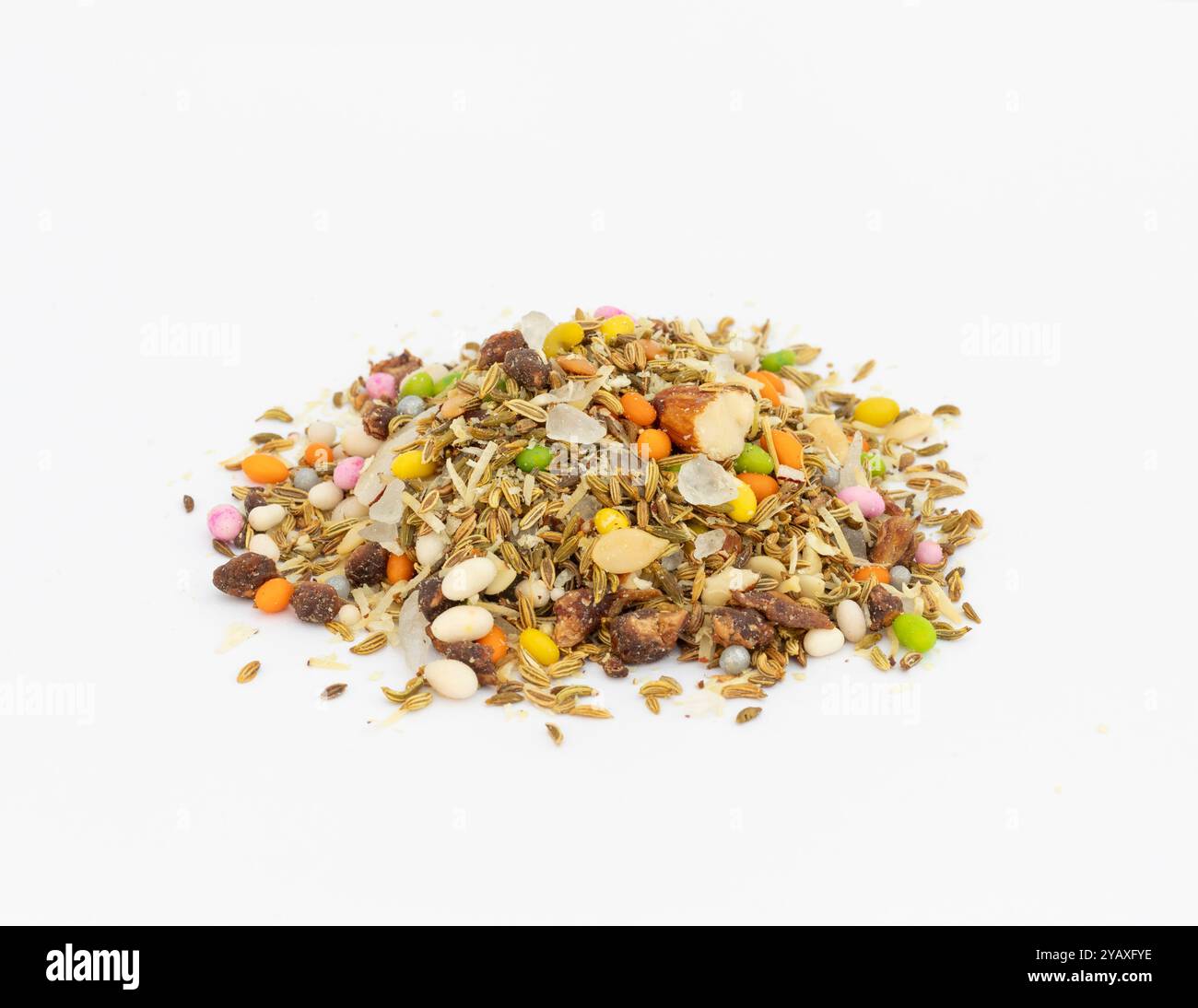 Colorful Traditional Mouth Freshener with Fennel, Seeds, and Nuts Mixed ...