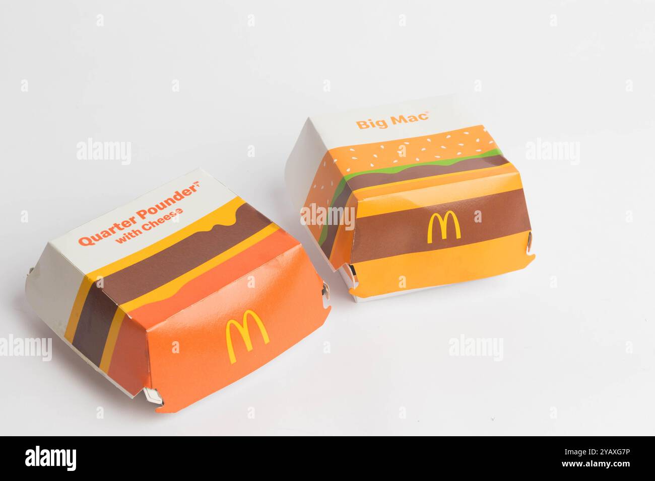 London, United Kingdom, 14th October 2024:- A view of a McDonalds Big ...