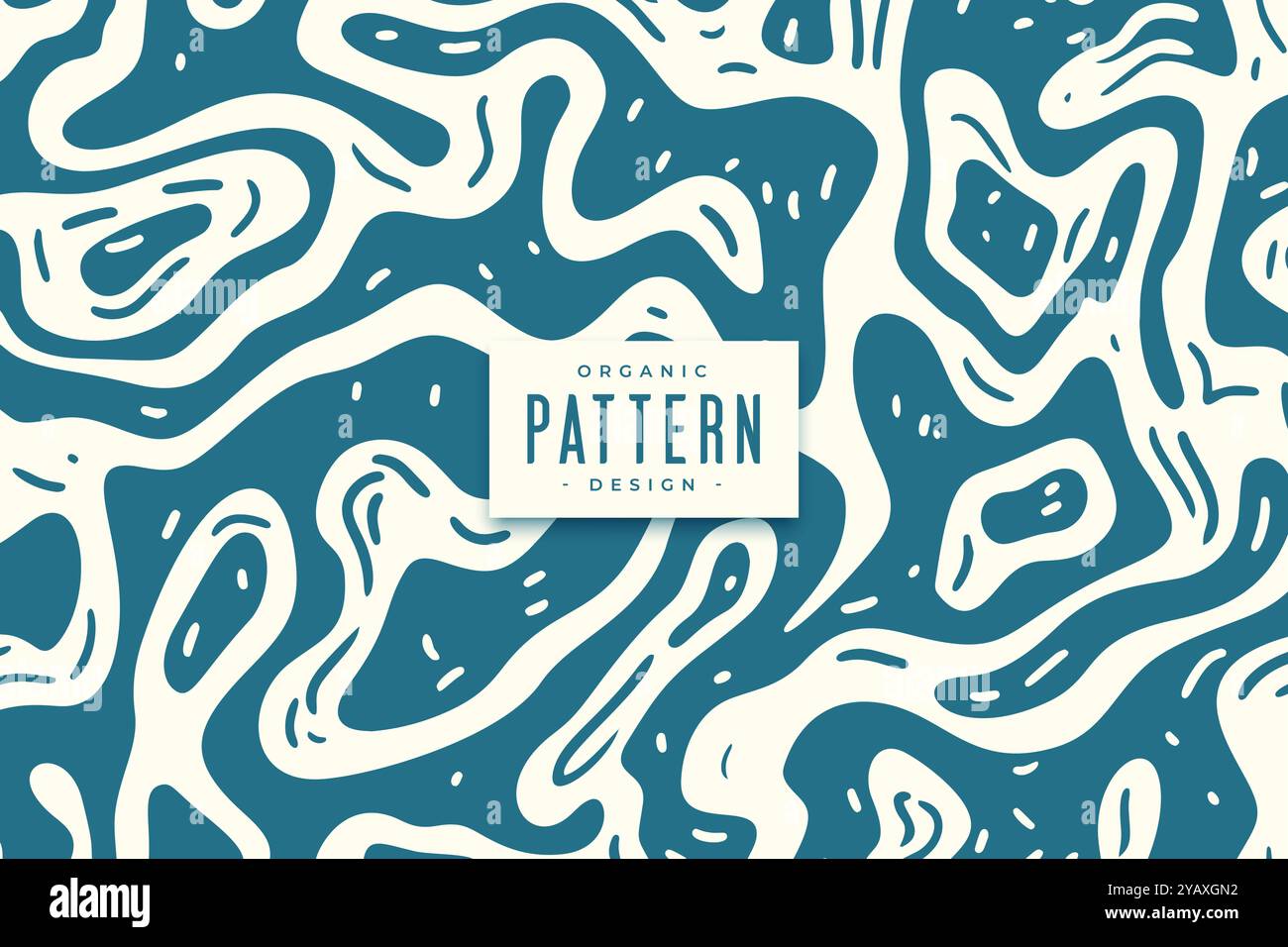 Blue white irregular organic Stock Vector Images - Alamy