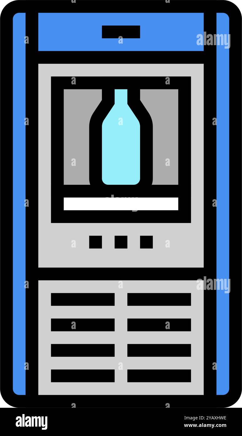 bottle refill station color icon vector illustration Stock Vector Image ...