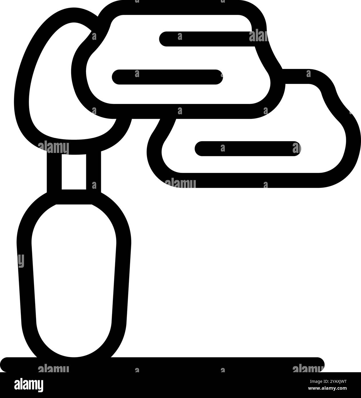 Icon of an electric jackhammer breaking down a surface by vibrating ...