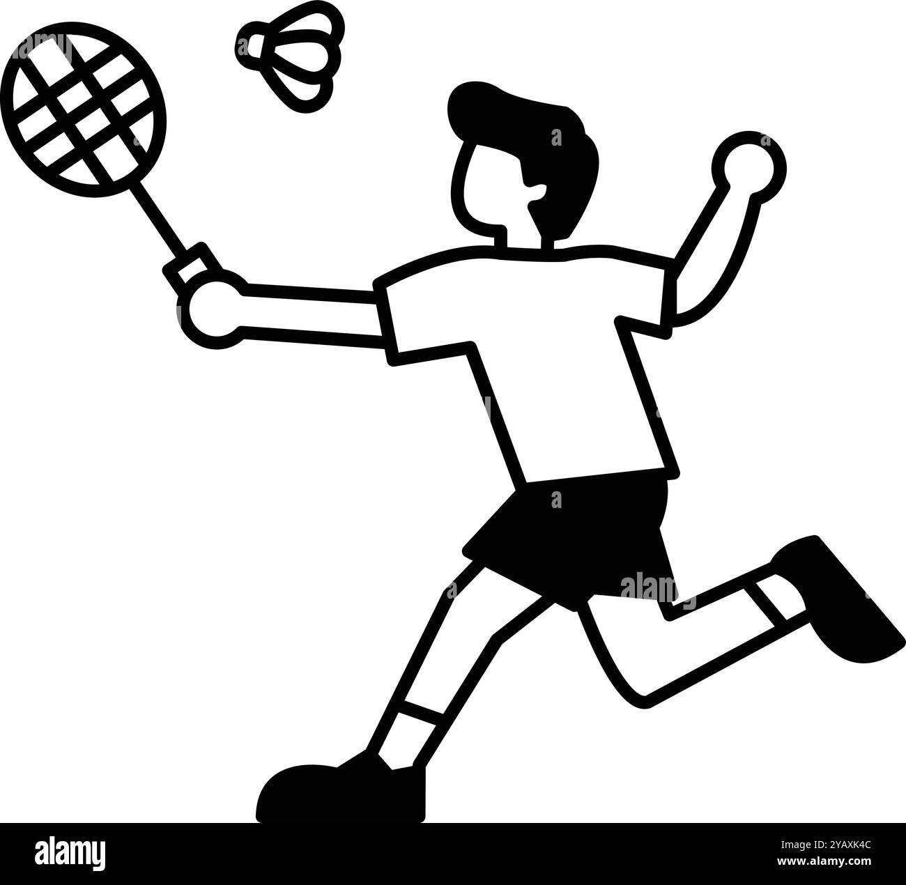 Silhouette person in shirt Stock Vector Images - Alamy