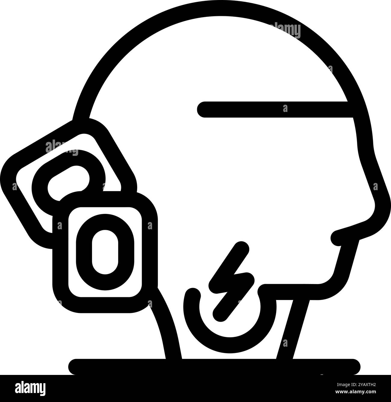 Patient is receiving brain stimulation therapy using electrodes placed ...