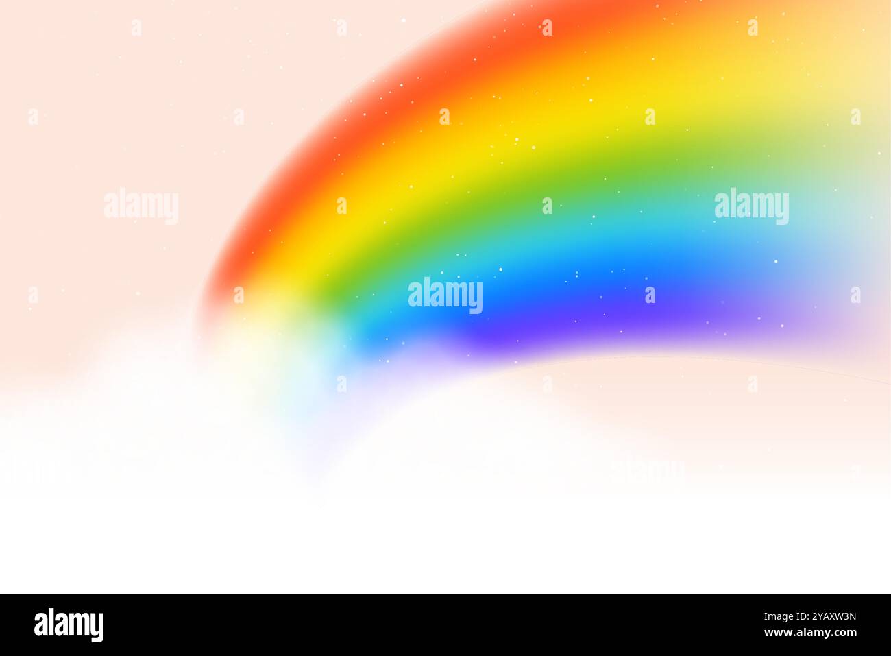 decorative rainbow spectrum background with cloudy effect vector Stock ...