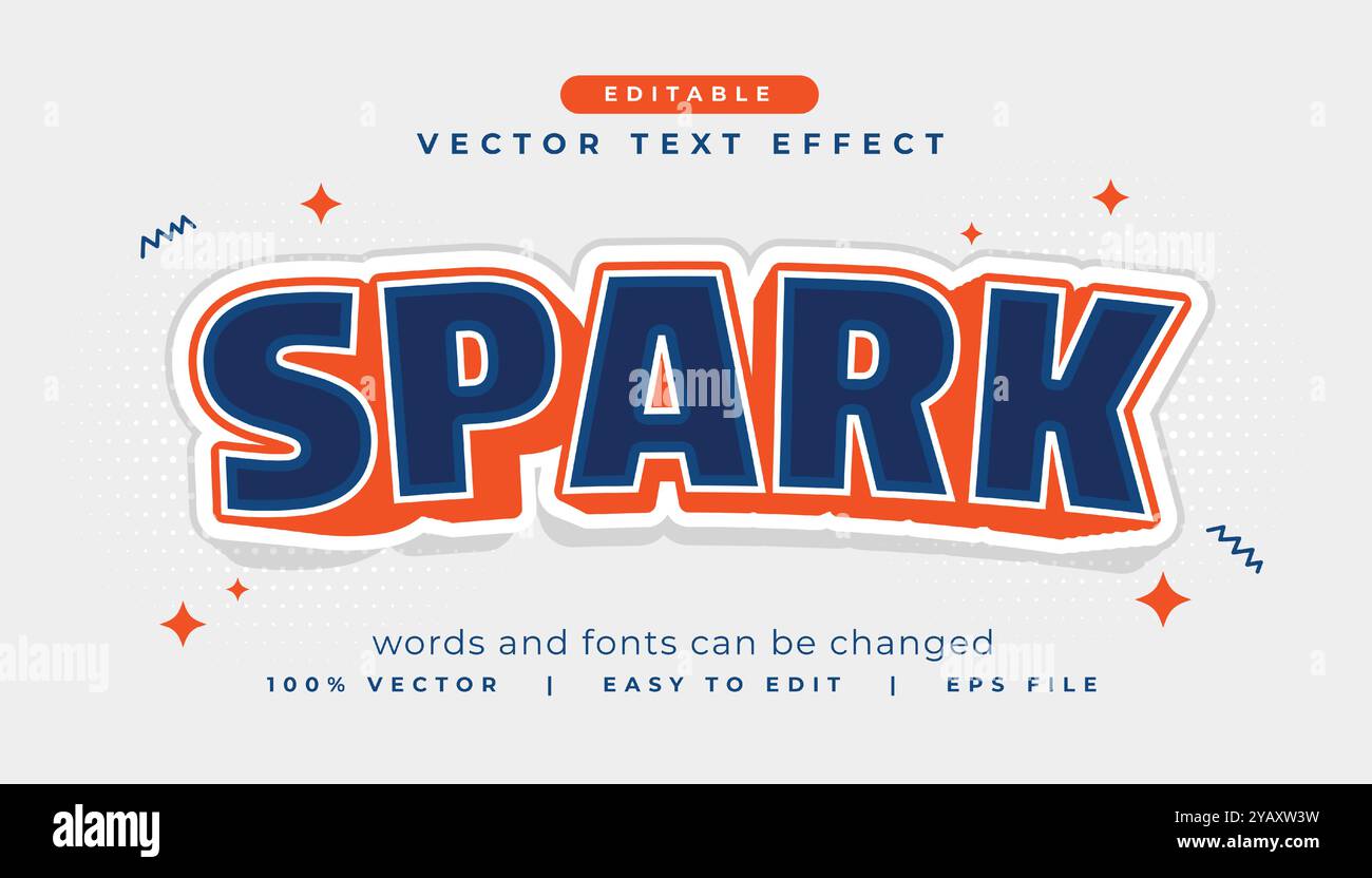 Comic text effect editable vector hi-res stock photography and images ...