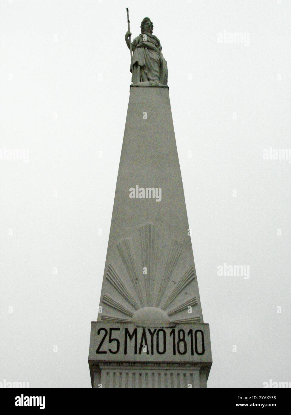 Piramide de mayo (Pyramid of May) the oldest monument in Buenos Aires ...