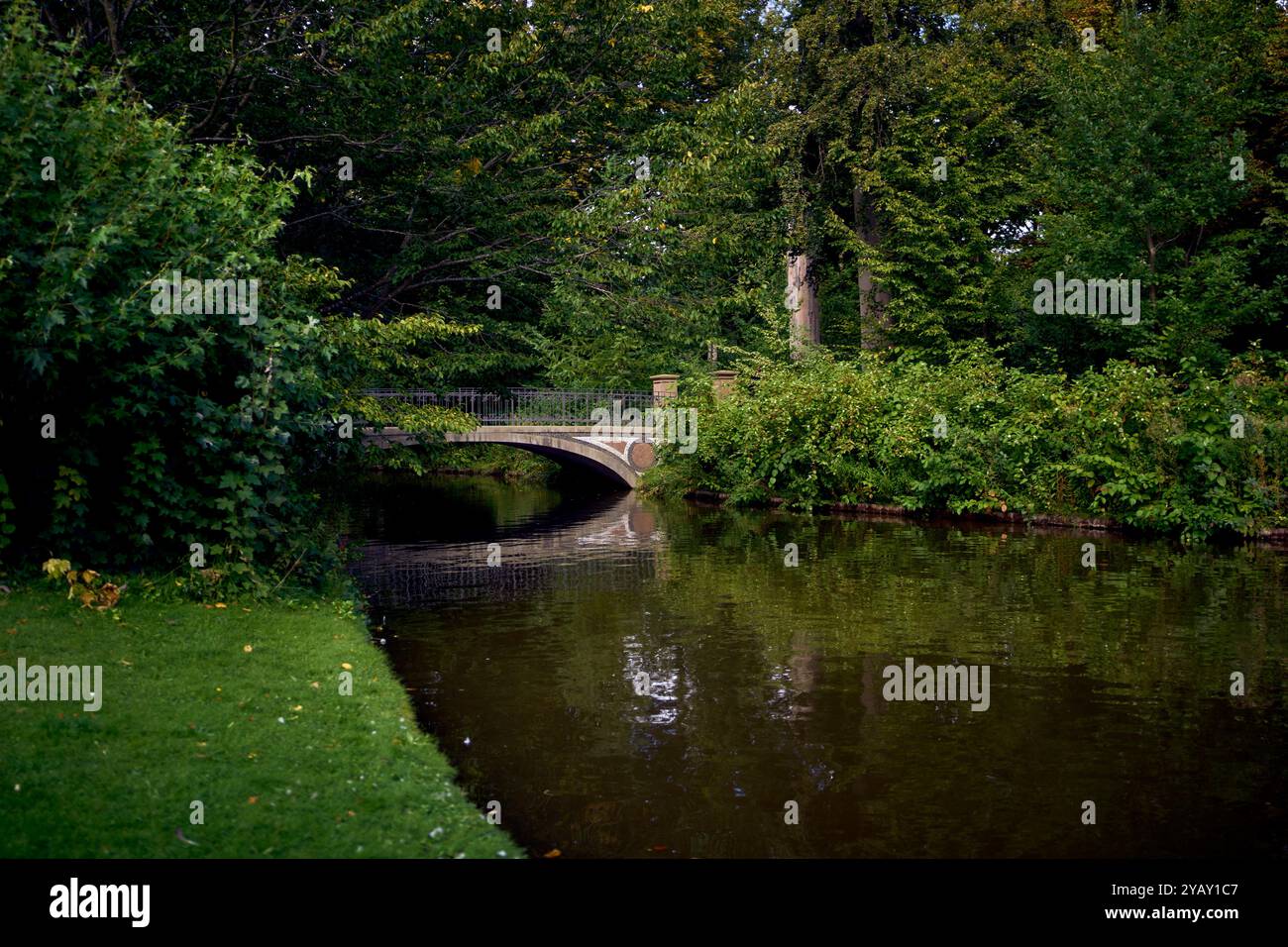 Copenhagen's Frederiksberg Park in the early autumn Stock Photo - Alamy