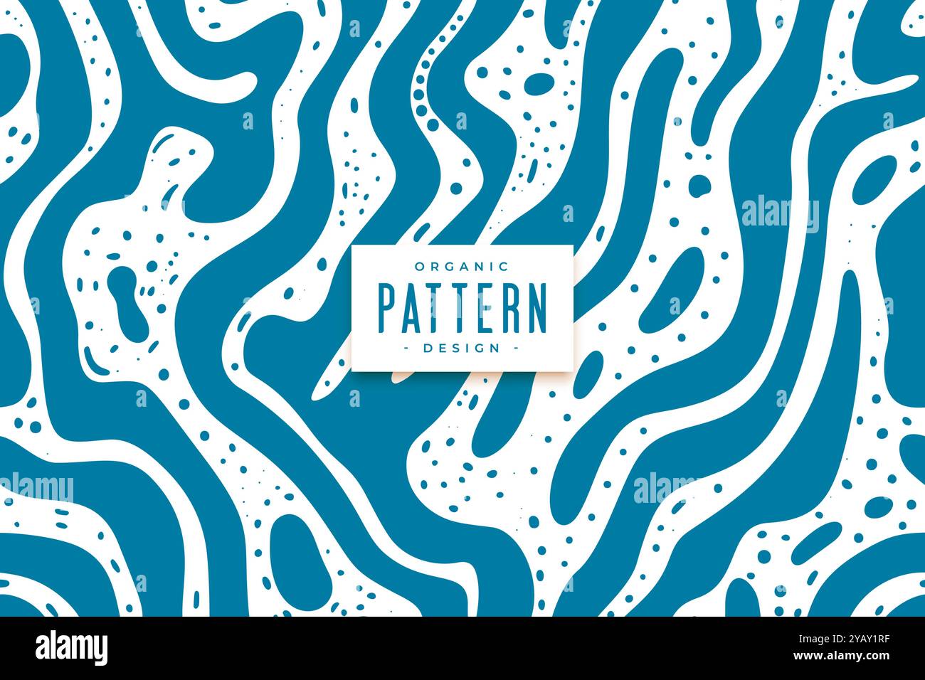 modern irregular curvy pattern background for textile print vector ...
