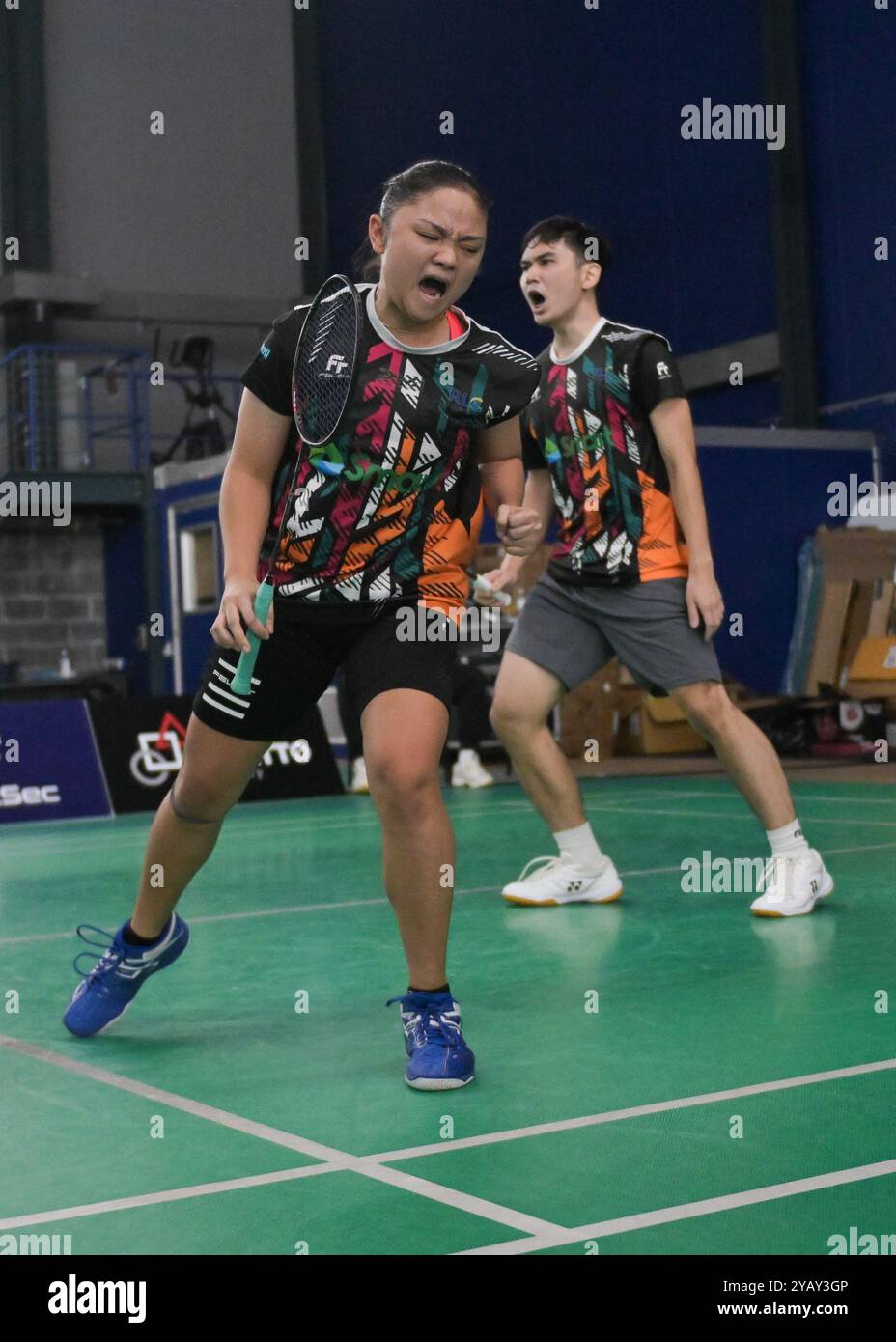 Christian Bernardo (R) and Eleanor Christine Inlayo (L) of Philippines ...