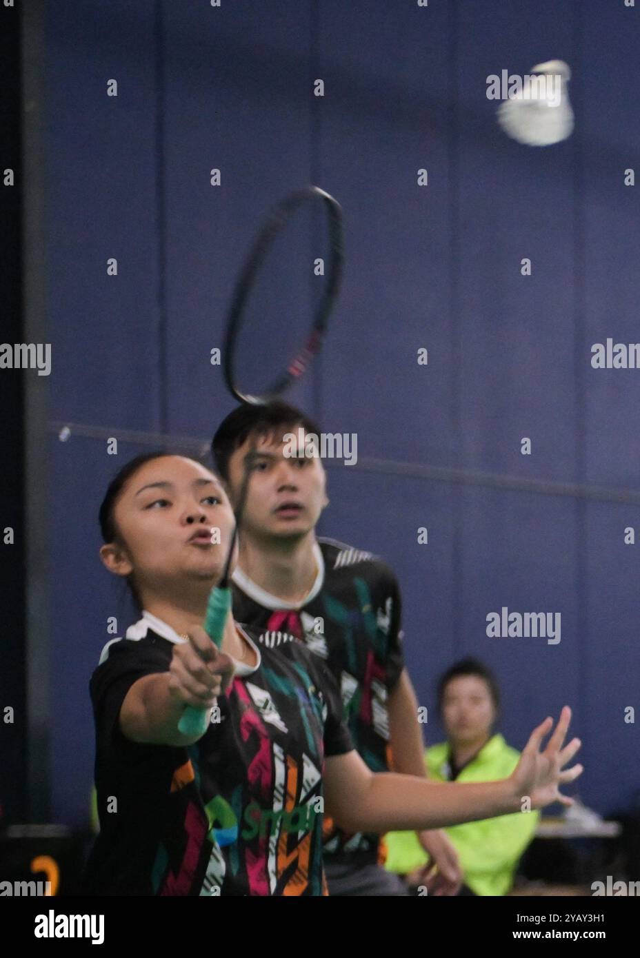 Christian Bernardo (R) and Eleanor Christine Inlayo (L) of Philippines ...