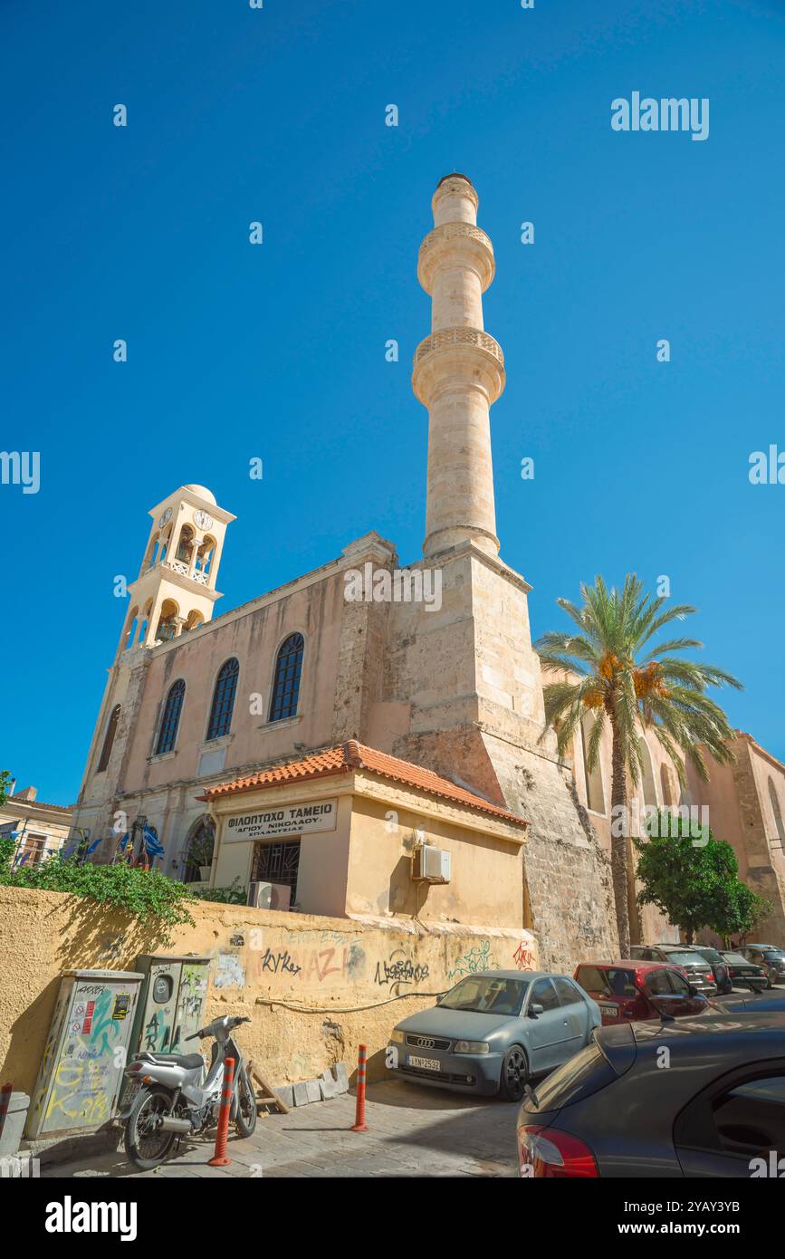 Chania crete mosque and church hi-res stock photography and images - Alamy