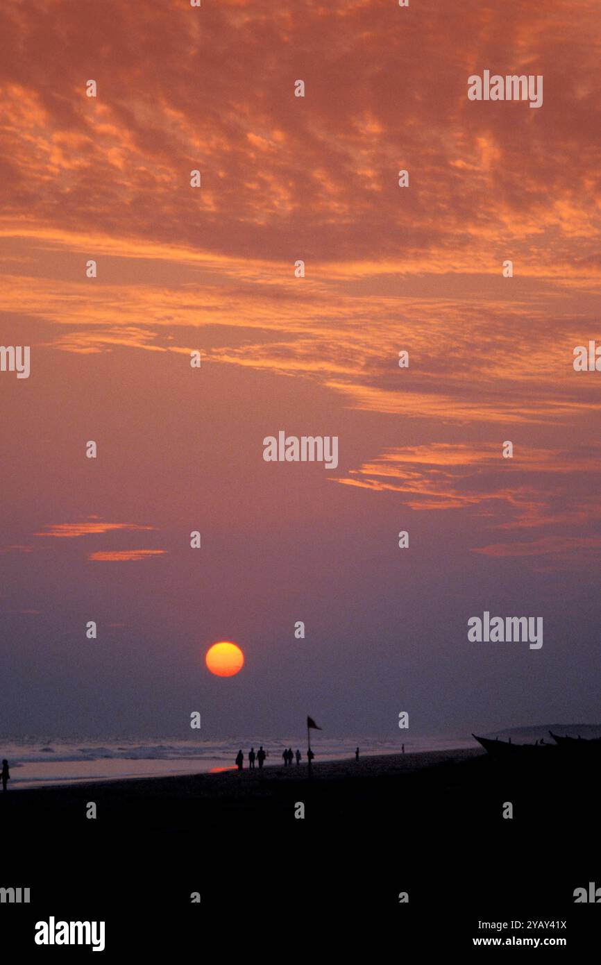 India, kerala, sunset Stock Photo - Alamy
