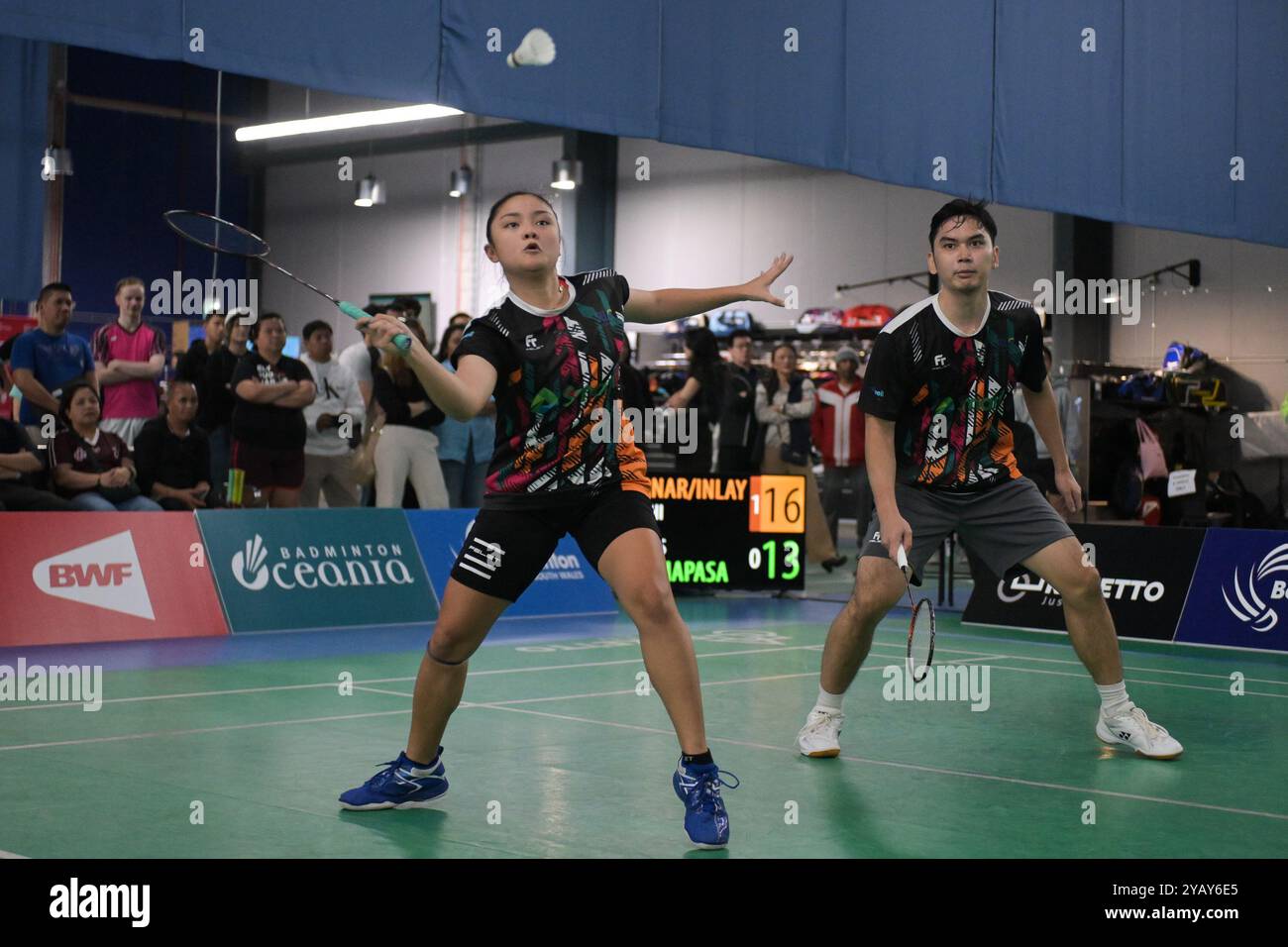 Sydney, Australia. 16th Oct, 2024. Christian Bernardo (R) and Eleanor ...