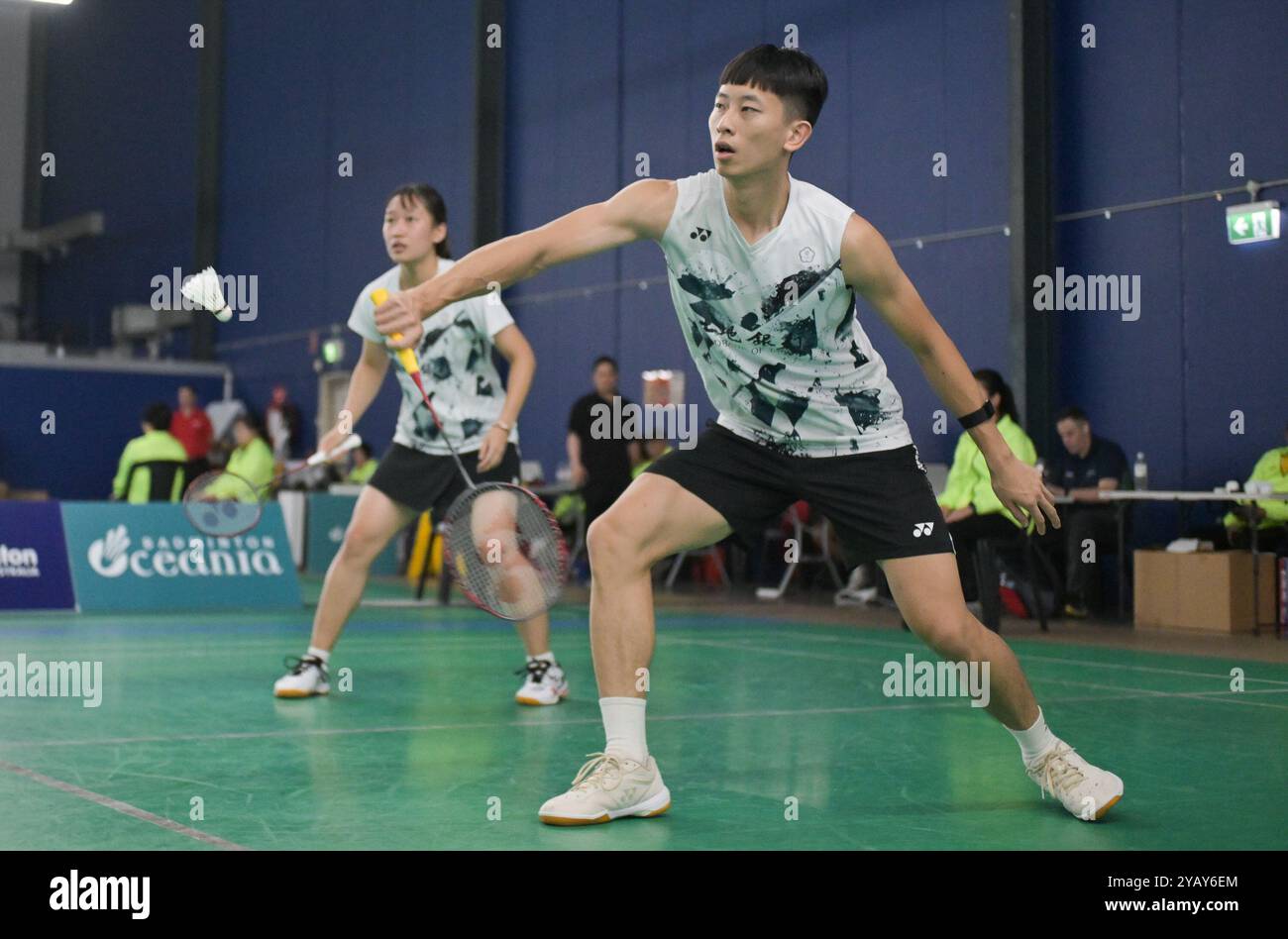 Sydney, Australia. 16th Oct, 2024. Chen Cheng Kuan (R) and Hsu Yin-Hui ...