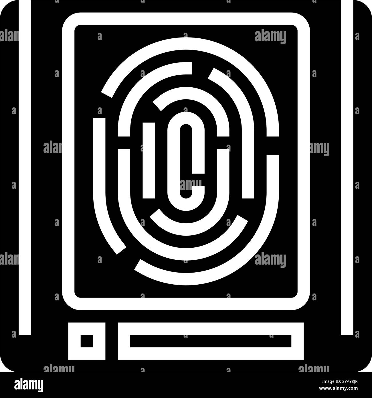 Biometric voice identification Black and White Stock Photos & Images ...