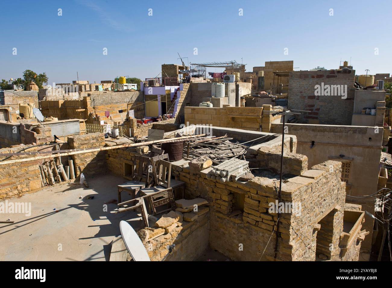 India, Rajasthan, Jaisalmer, traditional house Stock Photo - Alamy