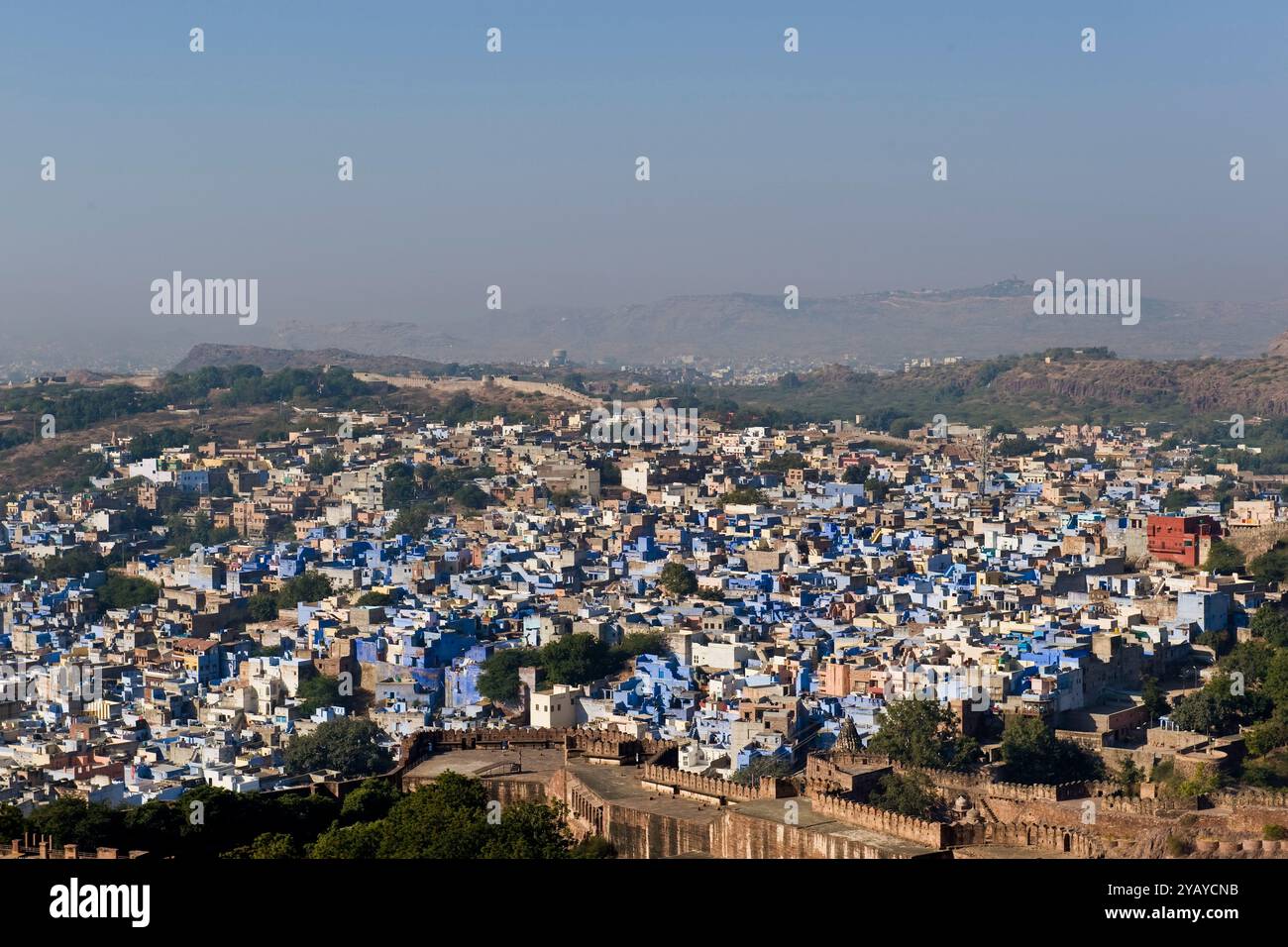 India, Rajasthan, Jodhpur, old town, landscape Stock Photo - Alamy