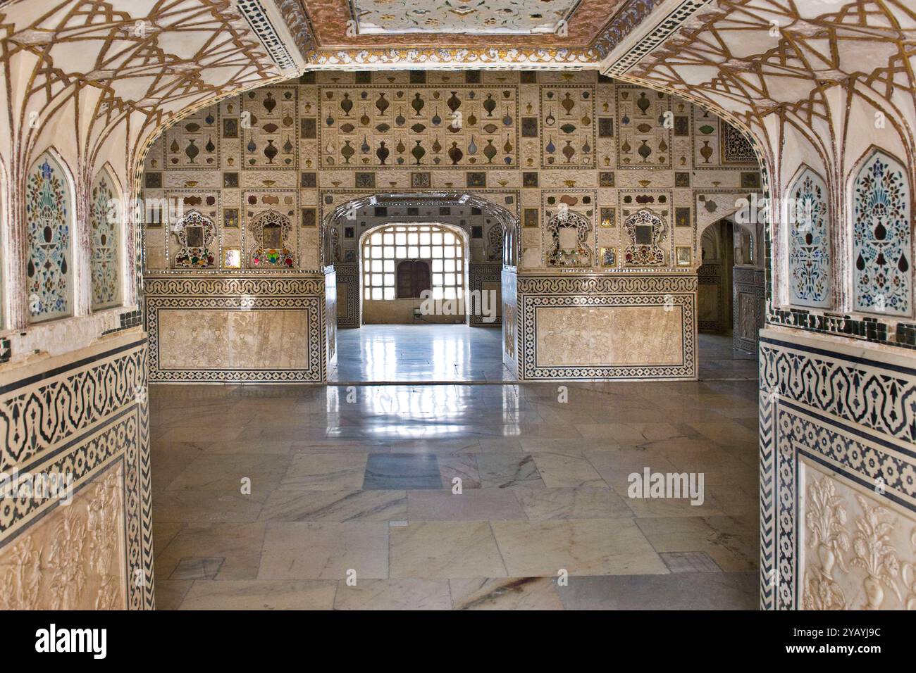 India, Rajasthan, Jaipur, Amber Place and Fort Stock Photo - Alamy
