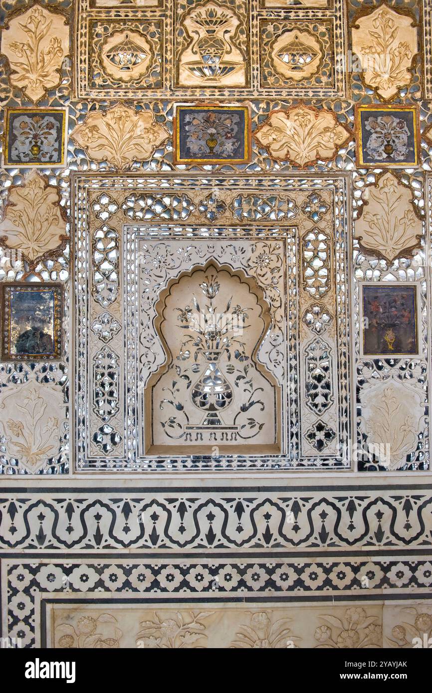 India, Rajasthan, Jaipur, Amber Place and Fort Stock Photo - Alamy