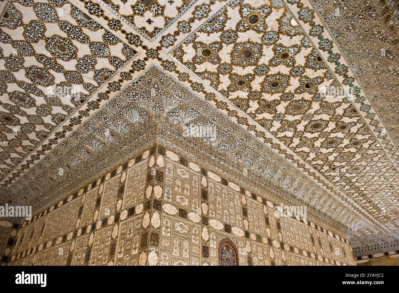India, Rajasthan, Jaipur, Amber Place and Fort Stock Photo - Alamy