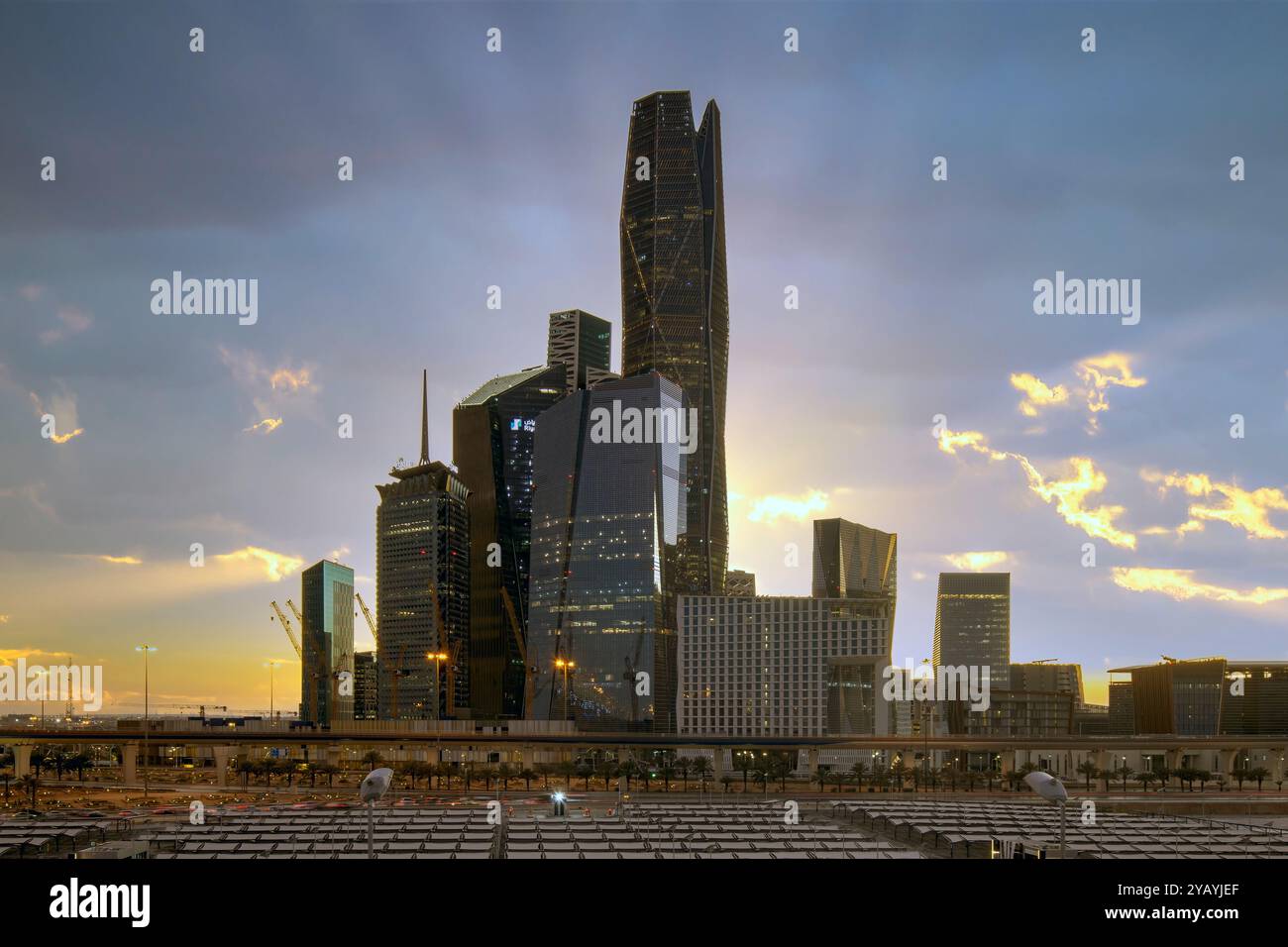 King Abdullah Financial District Riyadh. know as KAFD Stock Photo - Alamy