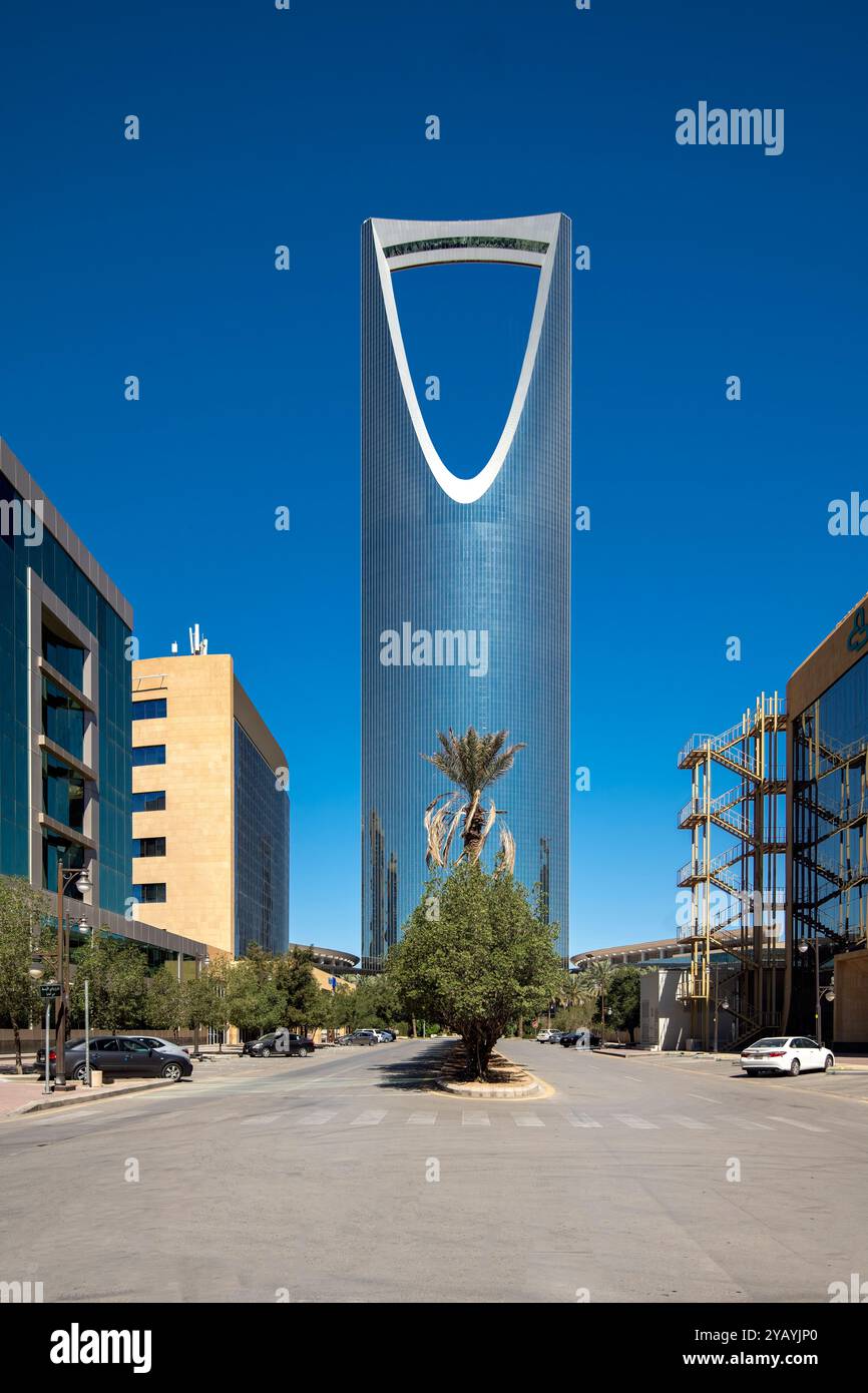 Mamlaka tower, kingdom tower in capital city in riyadh Saudi Arabia ...