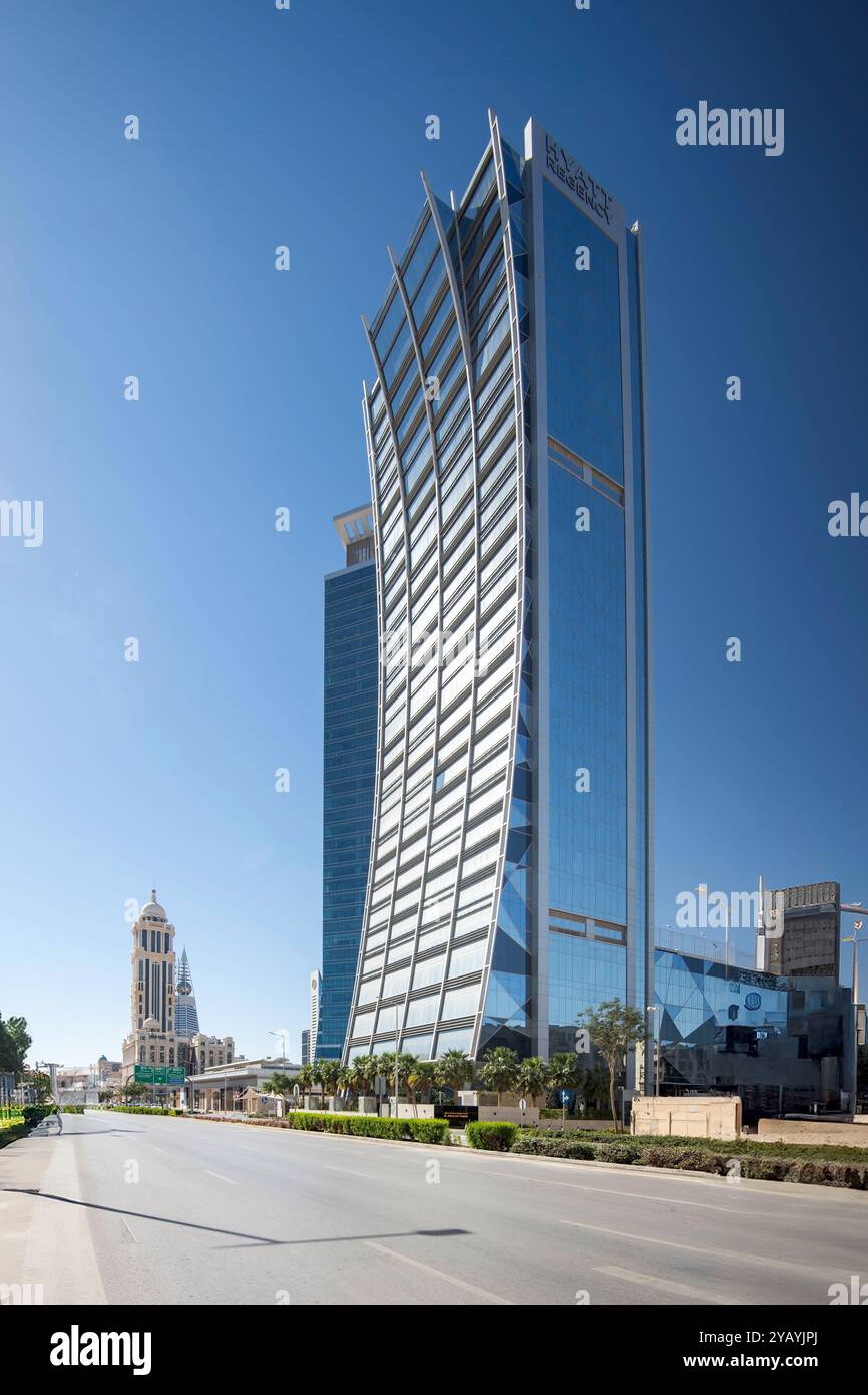 Riyadh Olaya Street Buildings and landmark Stock Photo - Alamy
