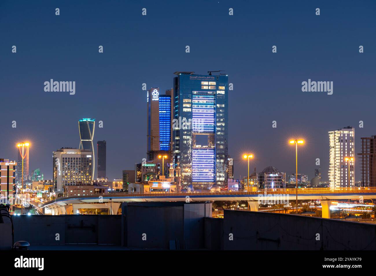 Street picture of Riyadh, Olaya street Riyadh, Saudi Arabia Stock Photo ...