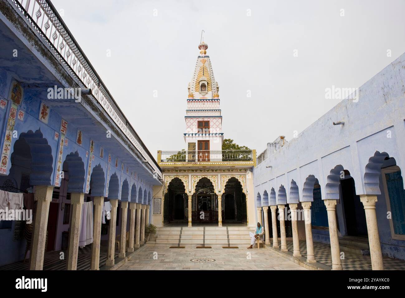 India, Rajasthan, Pushkar, hindu temple Stock Photo - Alamy