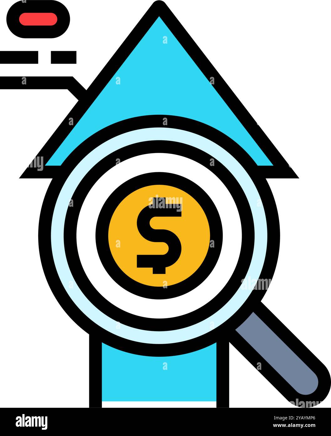 income tracking budget planning color icon vector illustration Stock ...