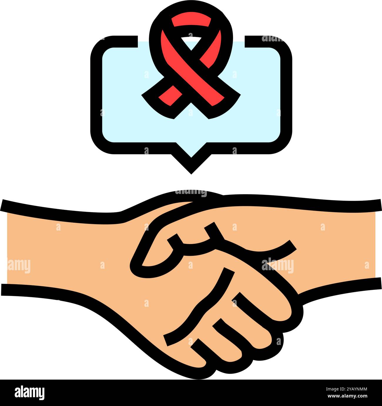 support group cancer treatment color icon vector illustration Stock ...
