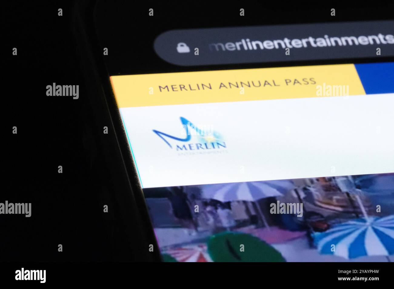 Shanghai,China-Oct.12th 2024:Merlin Entertainments company logo Stock ...