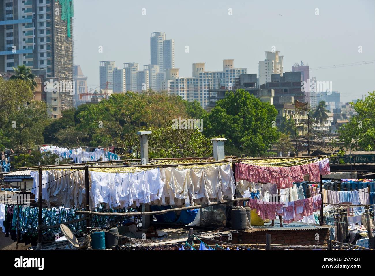 Mahalaxmi Dhobi Ghat, Mumbai, India Stock Photo - Alamy