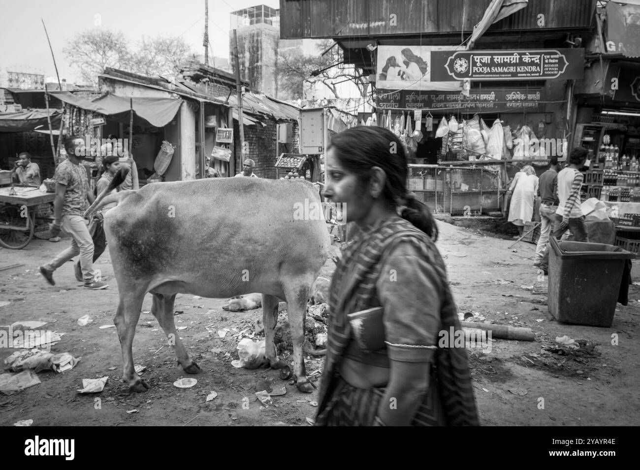 India, Varanasi, daily life Stock Photo - Alamy