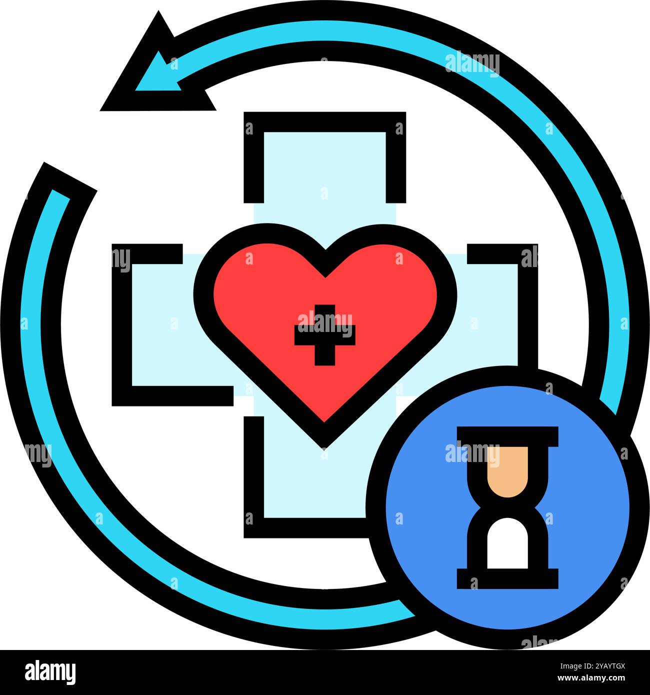 Cancer treatment chemotherapy icons set vector immunotherapy ...